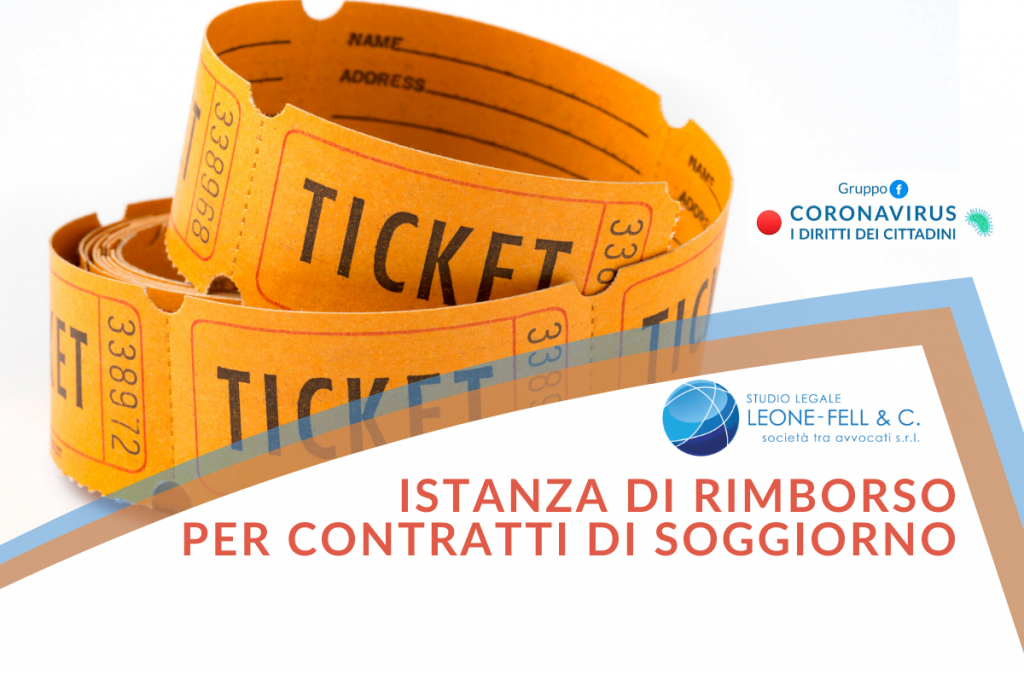 Istanza di rimborso per contratti di soggiorno - Avvocato Leone - Fell & C.