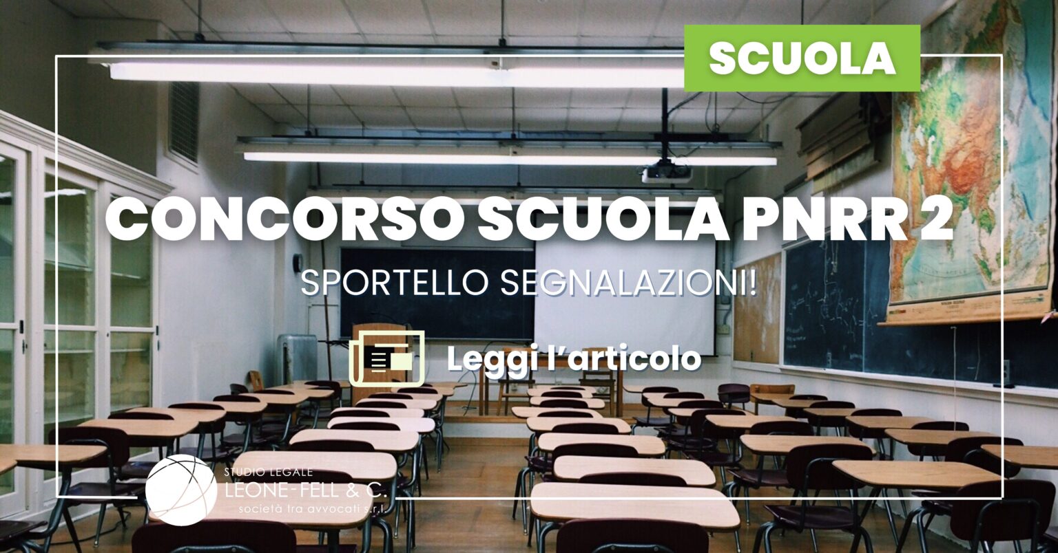 Concorso Scuola PNRR 2: sportello segnalazioni e domande errate