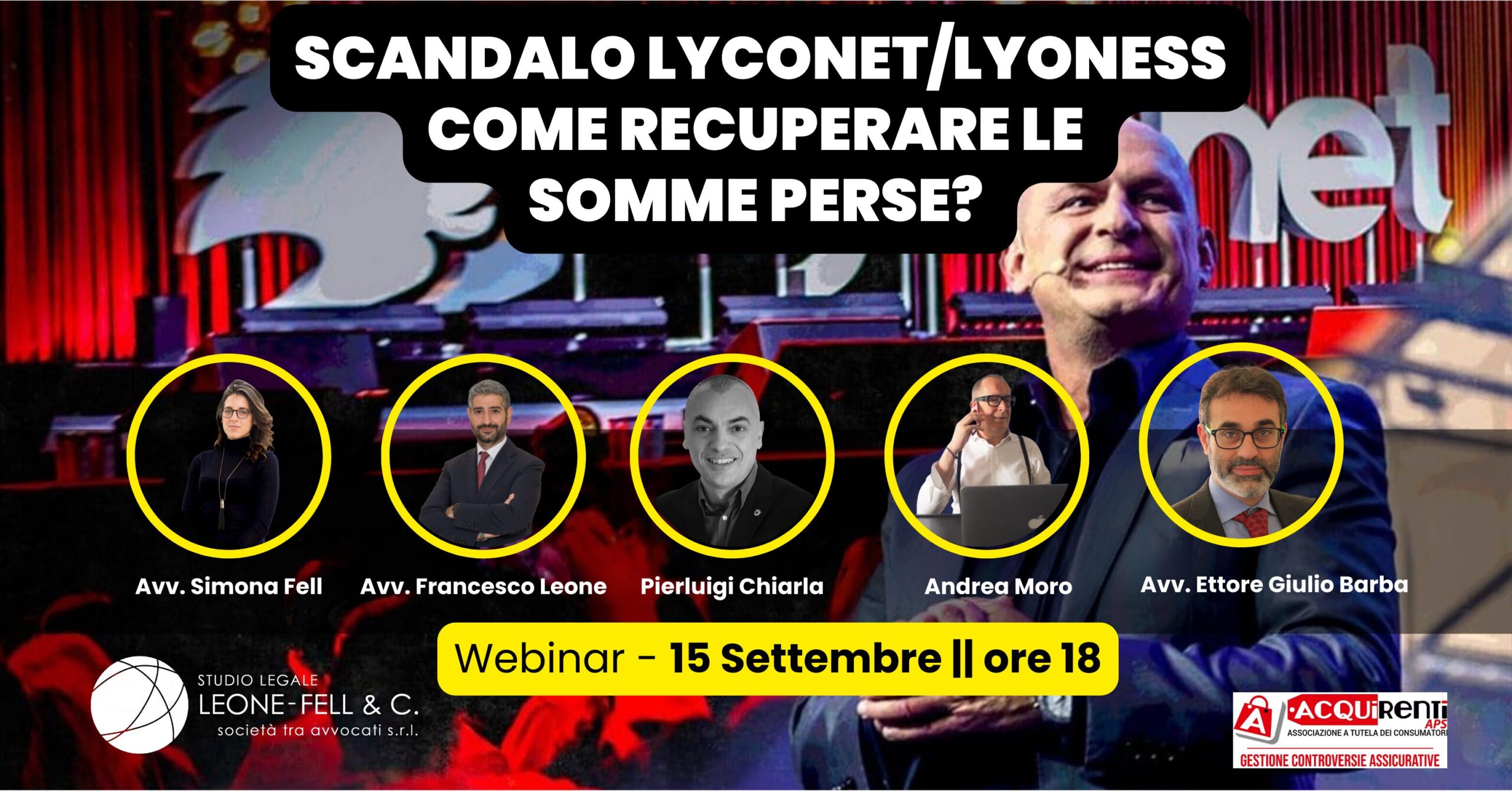 Rimborsi Lyconet e scadenza del 23 settembre: webinar gratuito!